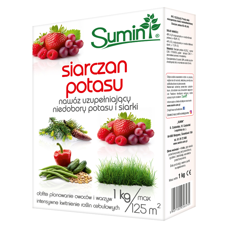 Sumin siarczan potasu 1kg Nawozimy24.pl